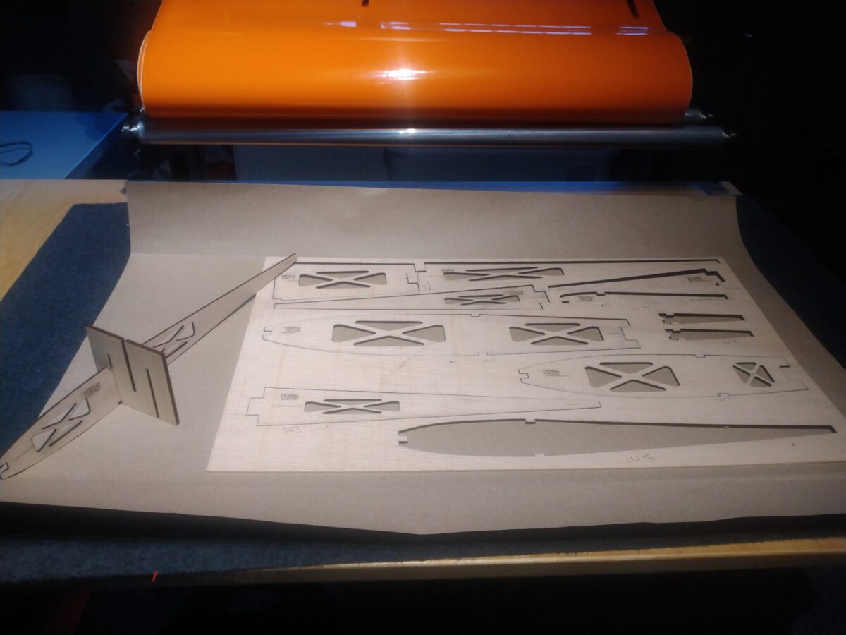 Laser cut Wing Rib Jigs for 1/16" 3/32" and 1/8" thick wing ribs ...